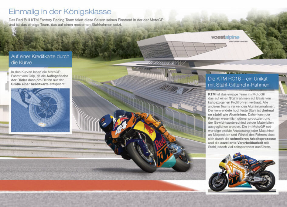 KTM relies on steel motorcycle chassis - voestalpine Corporate Blog