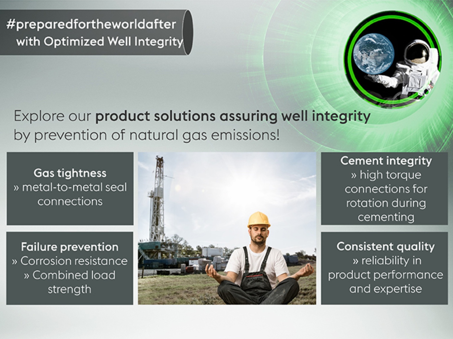 #preparedfortheworldafter with Optimized Well Integrity - voestalpine ...